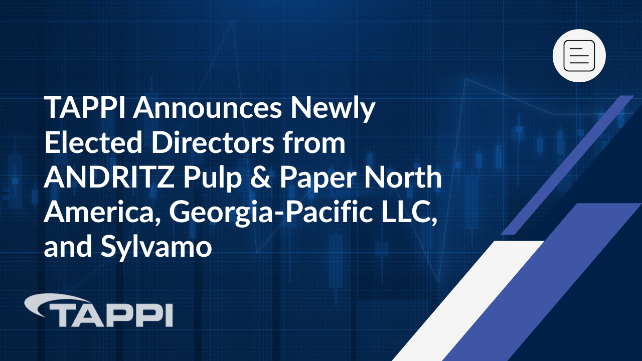TAPPI Announces Newly Elected Directors from ANDRITZ Pulp & Paper North ...